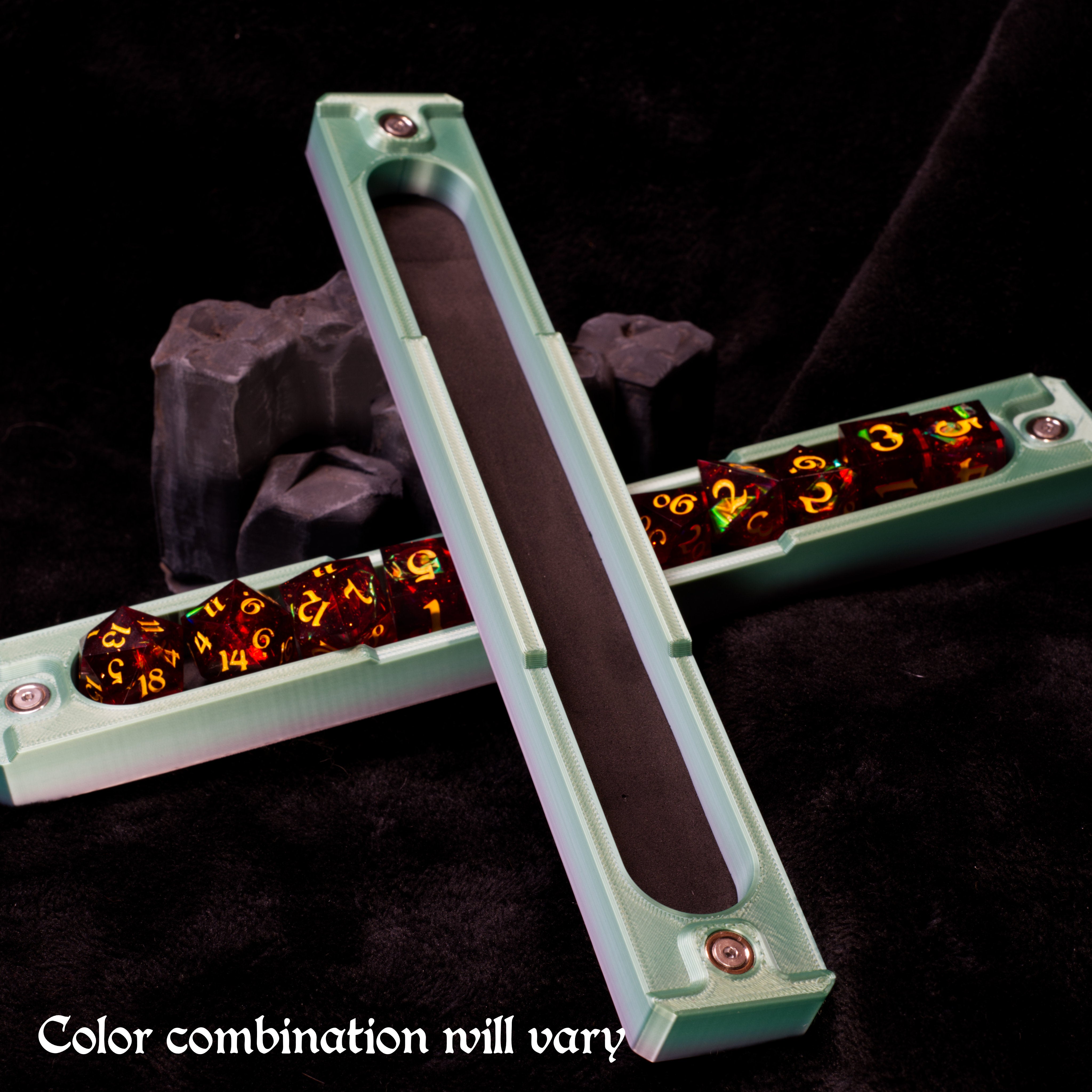 Whimsical Spectra Dice Vault - Enchanting Dice Set Storage Solution ...
